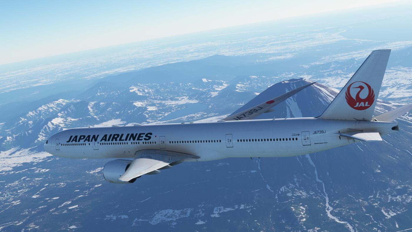 Captain Sim Boeing 777-300ER Japan Airlines mini pack [JA731J/JA739J ...