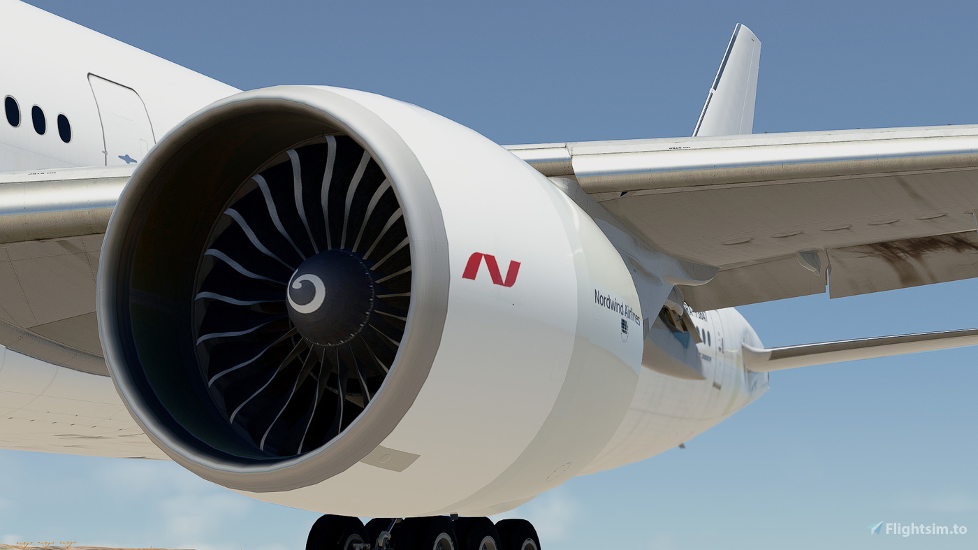CaptainSim B77W - Nordwind RA-73847 for Microsoft Flight Simulator | MSFS
