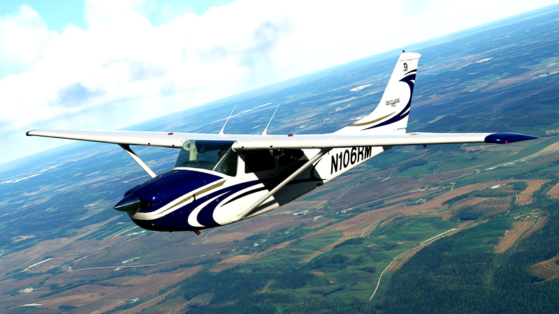 Carenado C182 RG II N106RM + Custom Registration for Microsoft Flight ...