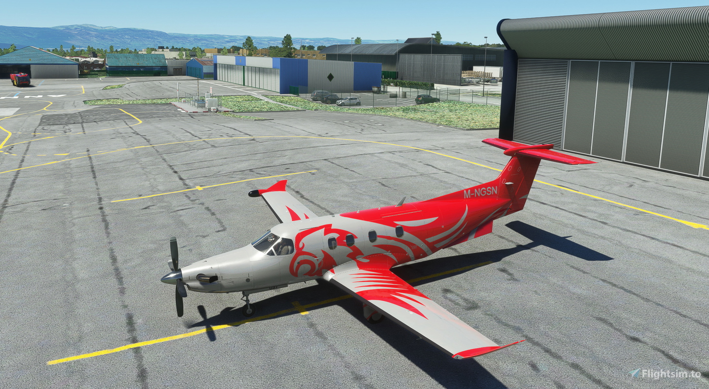 CARENADO PILATUS PC 12 M-NGSN for Microsoft Flight Simulator | MSFS