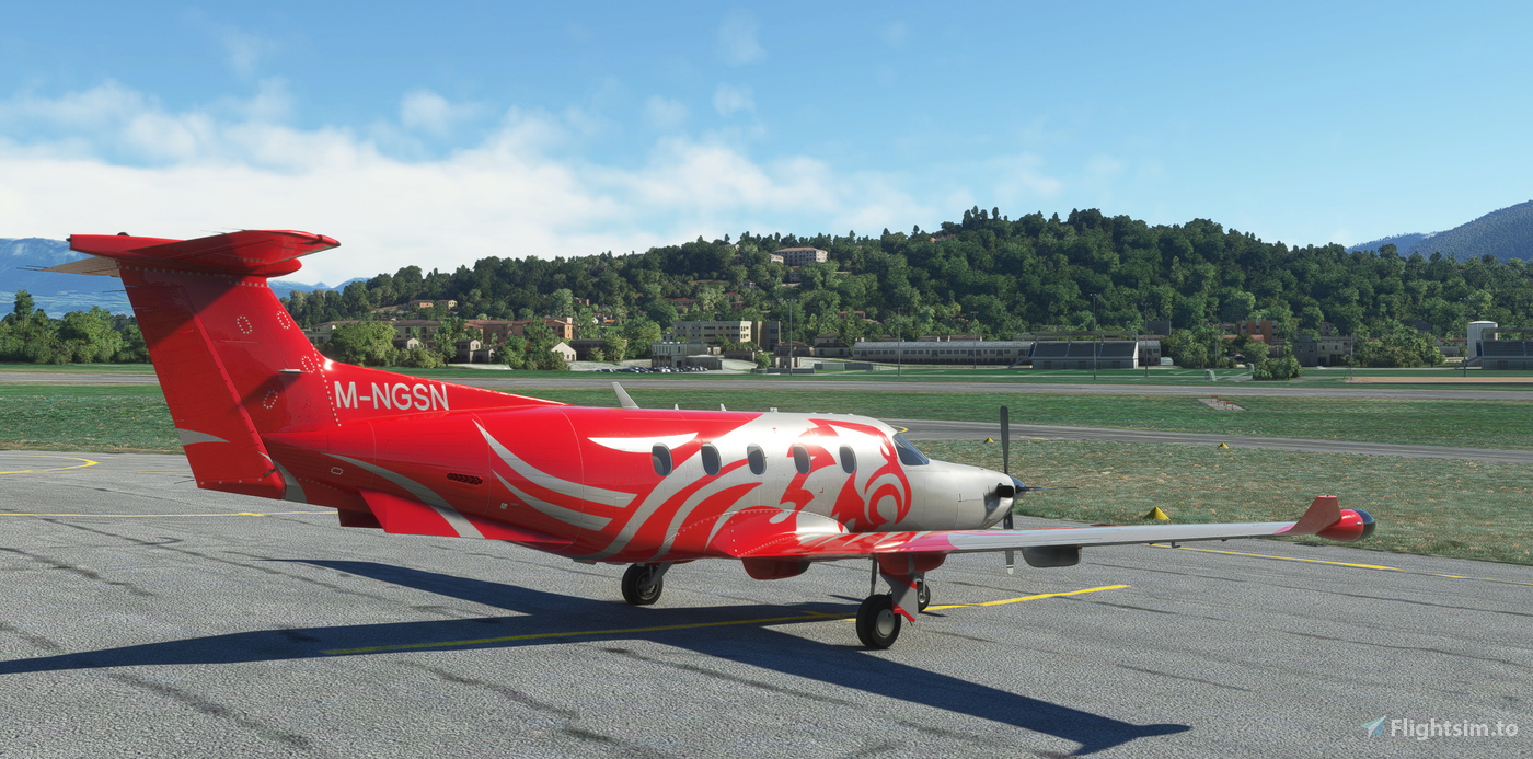 CARENADO PILATUS PC 12 M-NGSN for Microsoft Flight Simulator | MSFS
