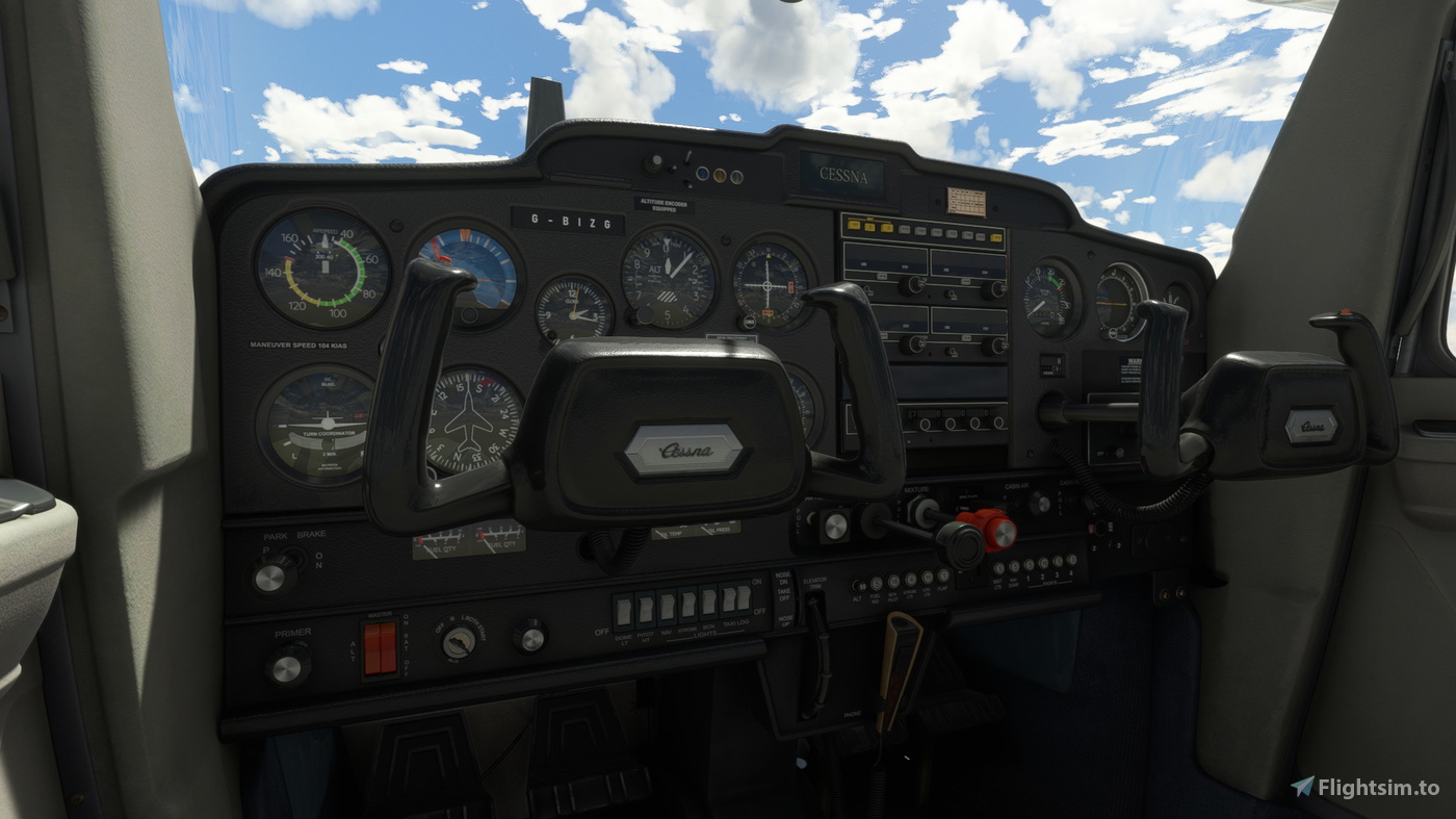 Cessna 152 - G-BIZG for Microsoft Flight Simulator | MSFS