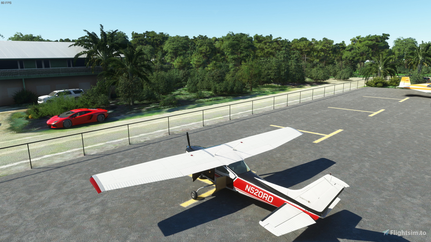 Cessna 182RG Skylane N520RD Black and Red for Microsoft Flight ...