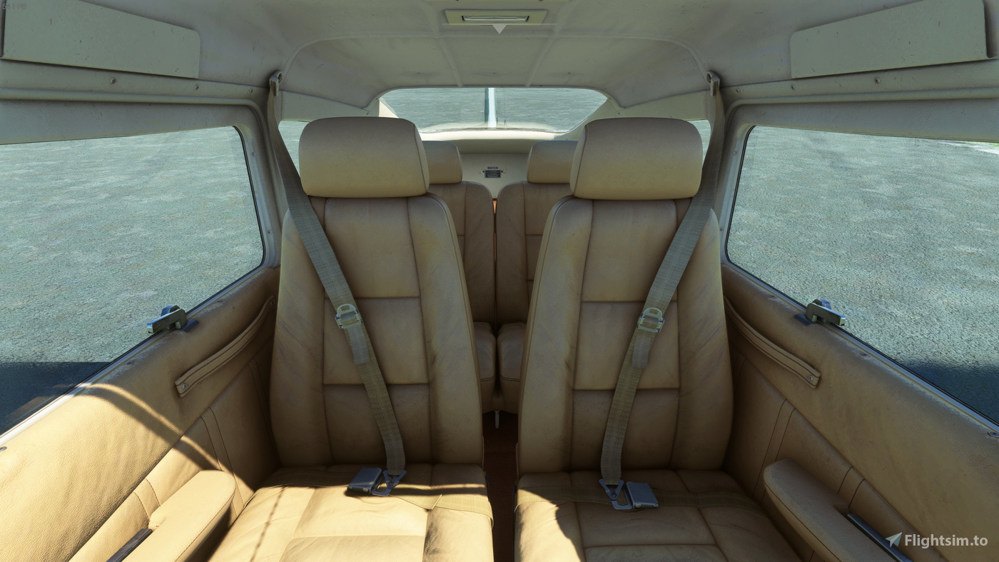 Cessna 182RG Skylane N520RD Black and Red for Microsoft Flight ...