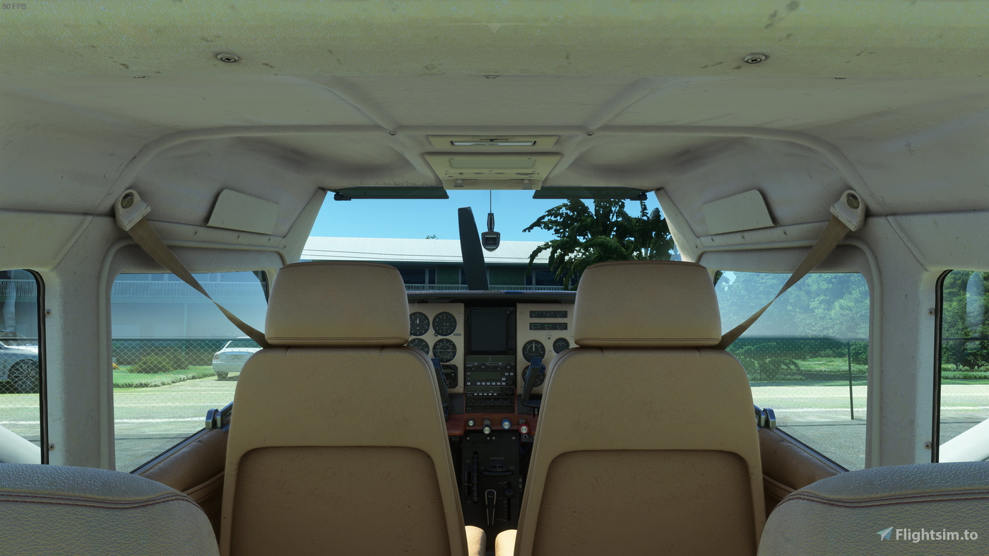 Cessna 182RG Skylane N520RD Black and Red for Microsoft Flight ...