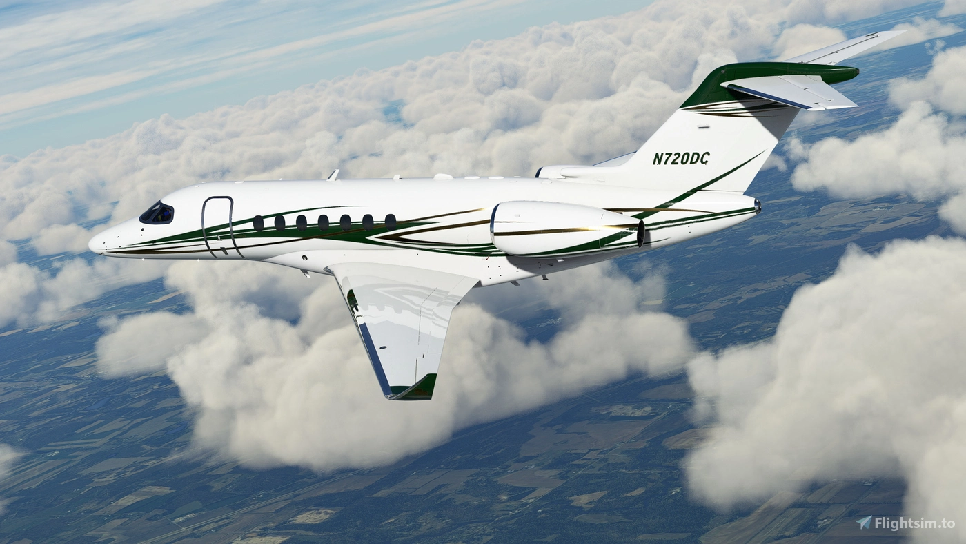 Cessna Citation Longitude N720DC for Microsoft Flight Simulator | MSFS