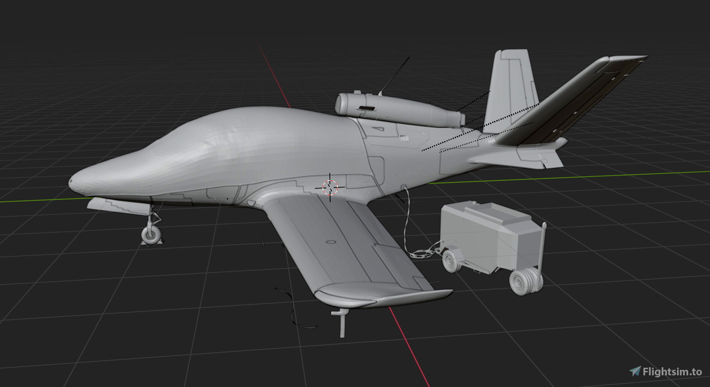 Cirrus SF50 Vision Jet G2 Blender 3D model for Microsoft Flight ...