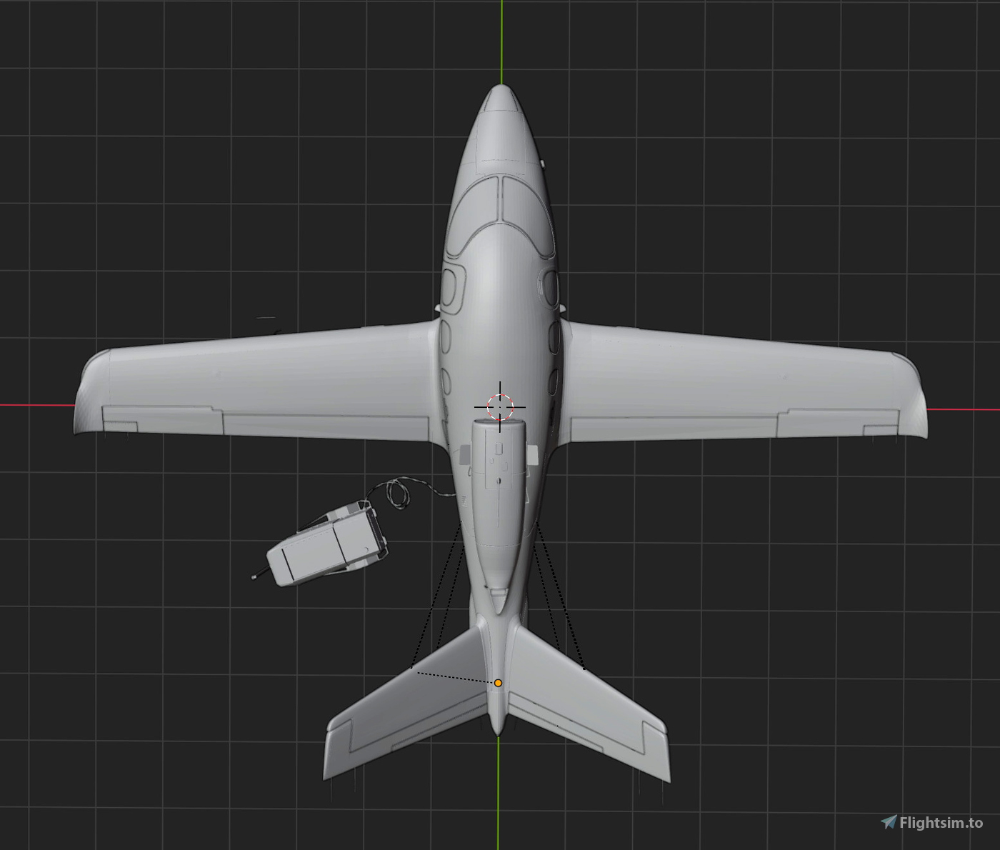 Cirrus SF50 Vision Jet G2 Blender 3D model for Microsoft Flight ...