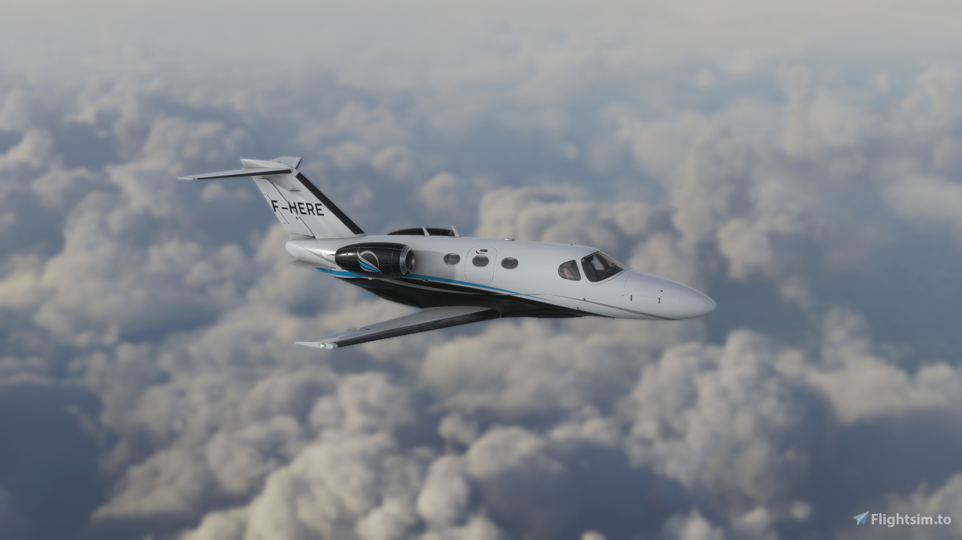 Cockspur C510 Astonjet F-HERE for Microsoft Flight Simulator | MSFS