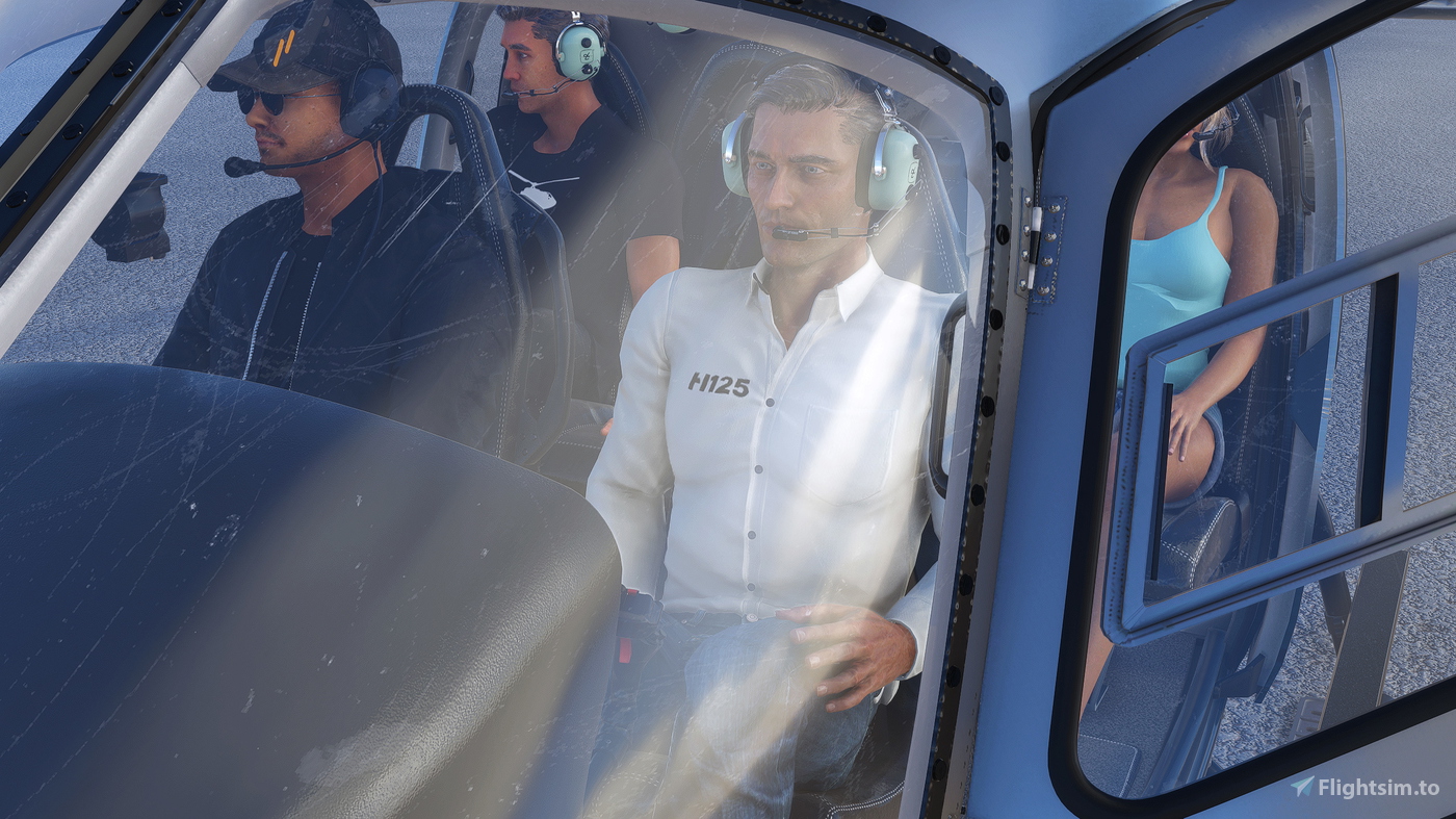 CowanSim H125 - New Passenger T-Shirts - Mod #01 for Microsoft Flight ...