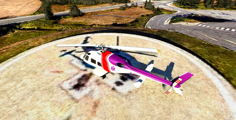 Cowansim Bell 222B BCEHS (Fictional) for Microsoft Flight Simulator | MSFS