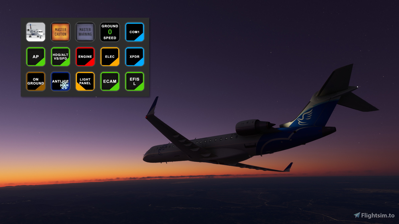 CRJ streamdeck 15-key version profile and AAO scripts pour Microsoft ...