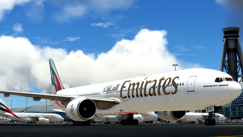 CS Boeing 777-300ER Emirates New Livery 4K & 8K for Microsoft Flight ...