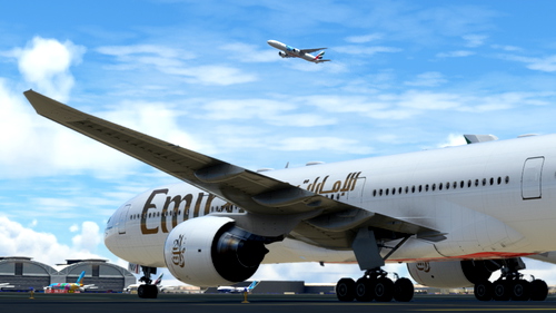 CS Boeing 777-300ER Emirates New Livery 4K & 8K for Microsoft Flight ...