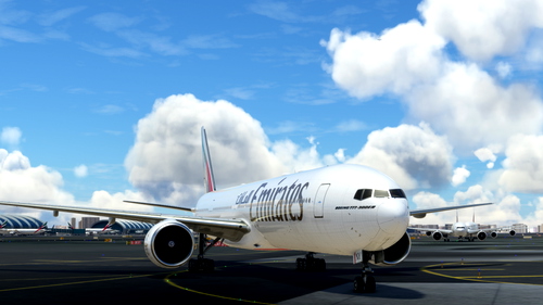 CS Boeing 777-300ER Emirates New Livery 4K & 8K for Microsoft Flight ...