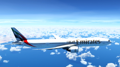 CS Boeing 777-300ER Emirates New Livery 4K & 8K for Microsoft Flight ...