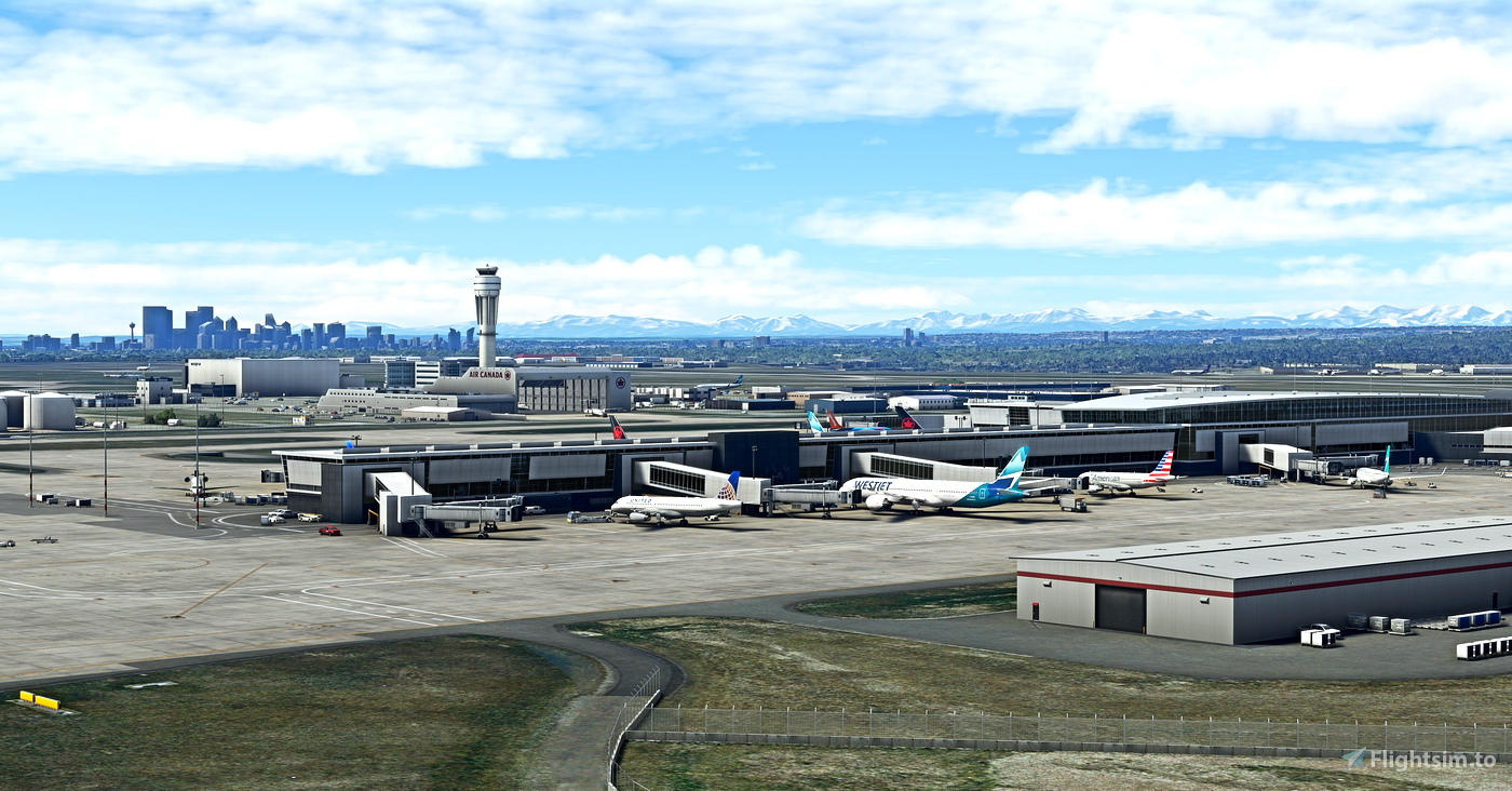 FSimStudios - CYYC - Calgary International Airport for MSFS