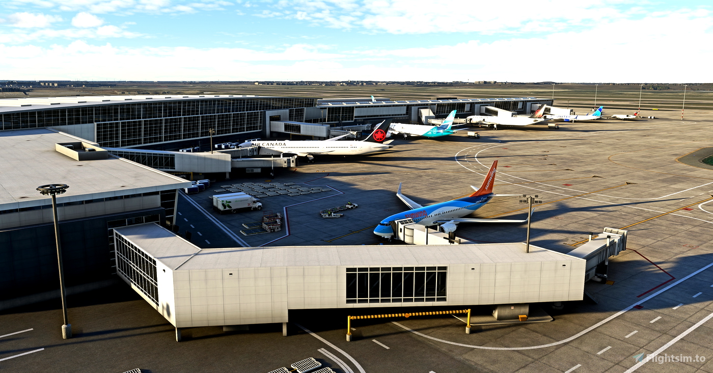 FSimStudios - CYYC - Calgary International Airport for MSFS