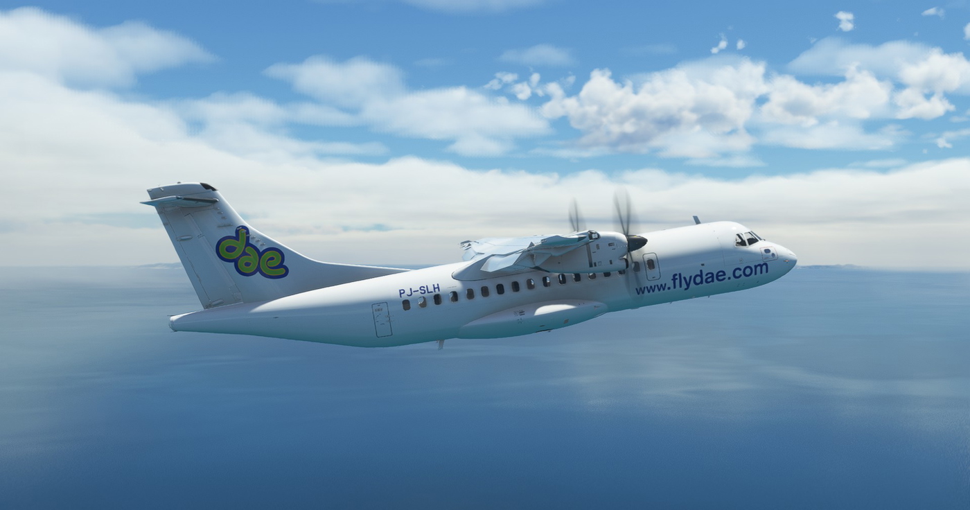 DAE / Dutch Antilles Express "2013 livery" Hans Hartmann ATR 42-600 for ...