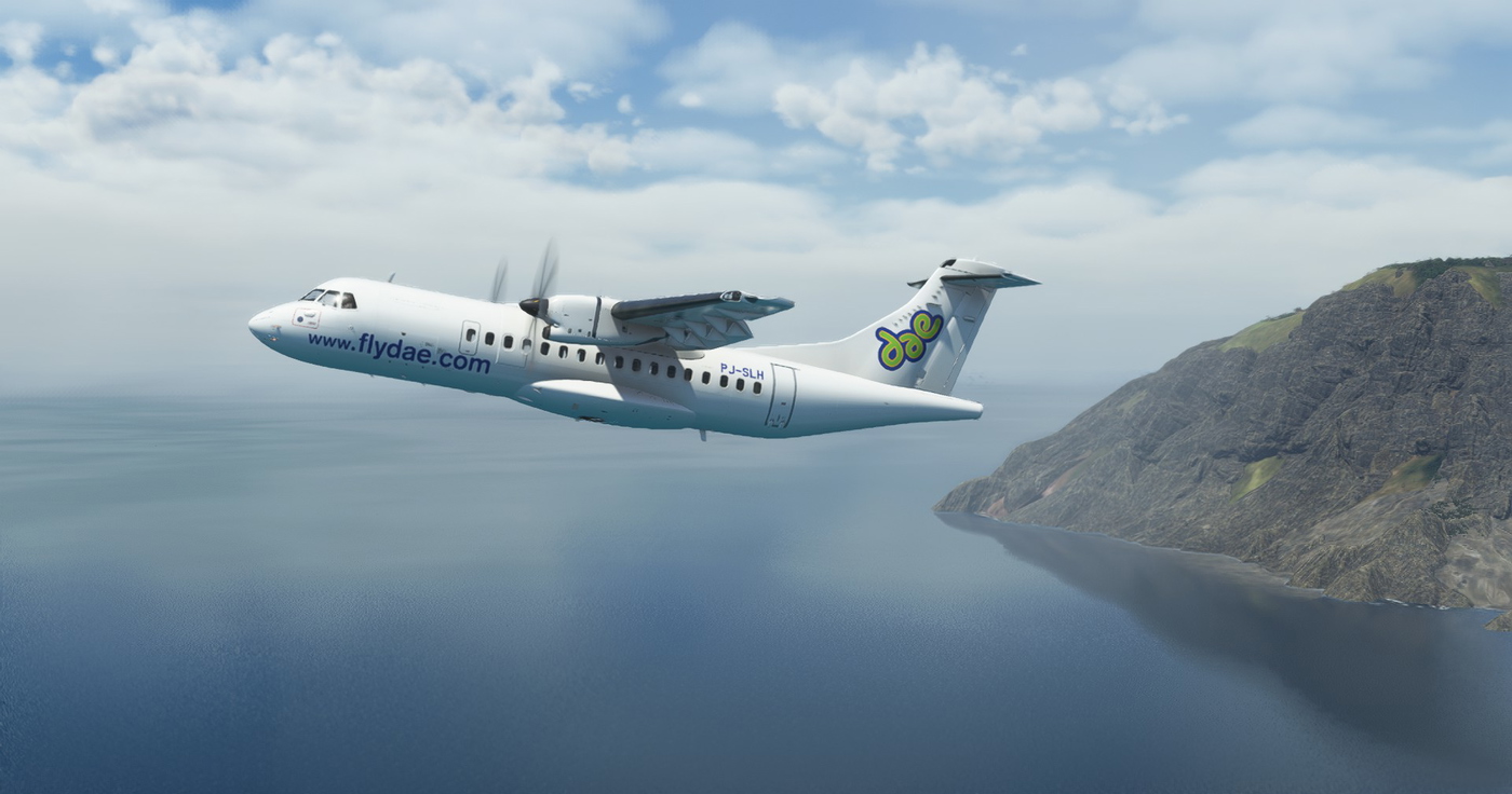 DAE / Dutch Antilles Express "2013 livery" Hans Hartmann ATR 42-600 for ...
