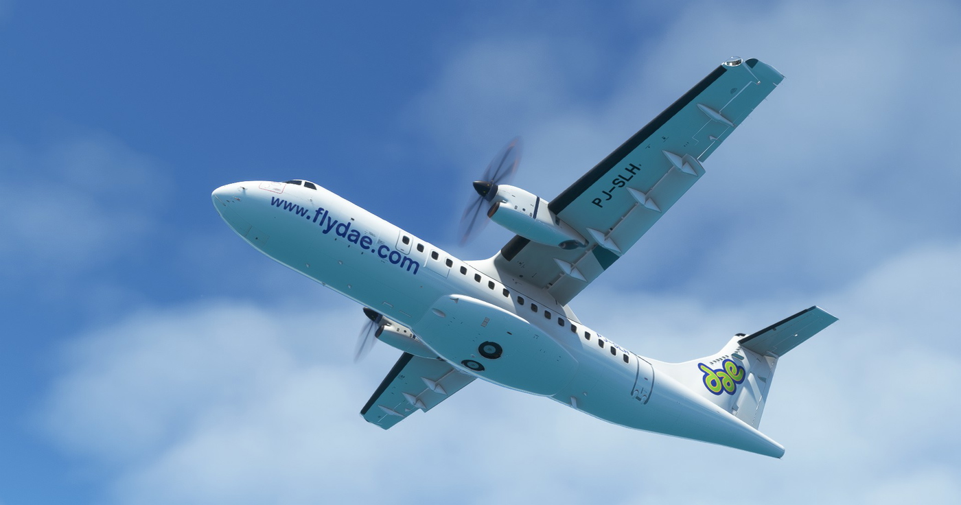DAE / Dutch Antilles Express "2013 livery" Hans Hartmann ATR 42-600 for ...