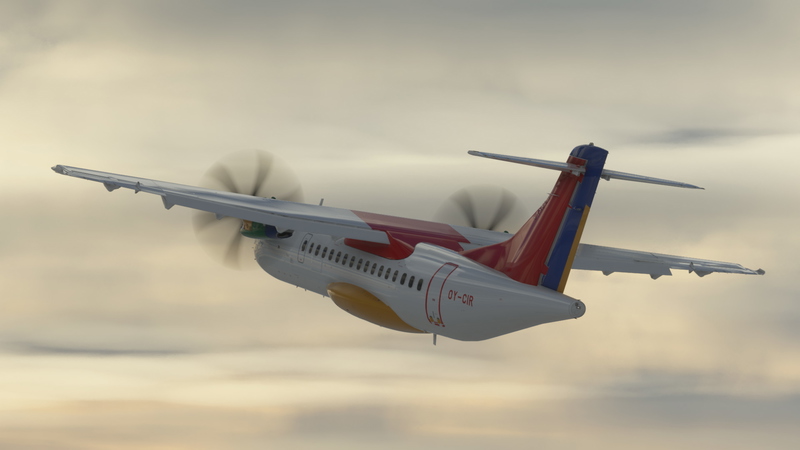 Danish Air Transport [DAT] (OY-CIR) - Asobo ATR 42-600 for Microsoft ...
