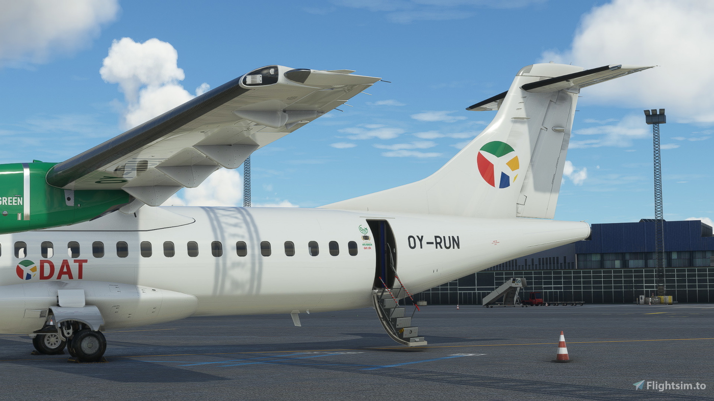 DAT Danish Air Transport [OY-RUN] Asobo ATR72 8K for Microsoft Flight ...