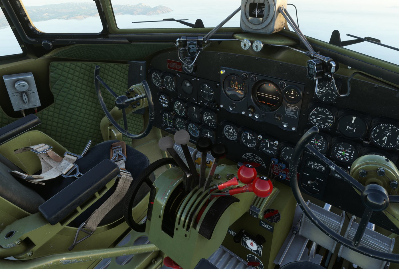 DC-3 / C-47 White Rabbit with green cockpit for Microsoft Flight ...