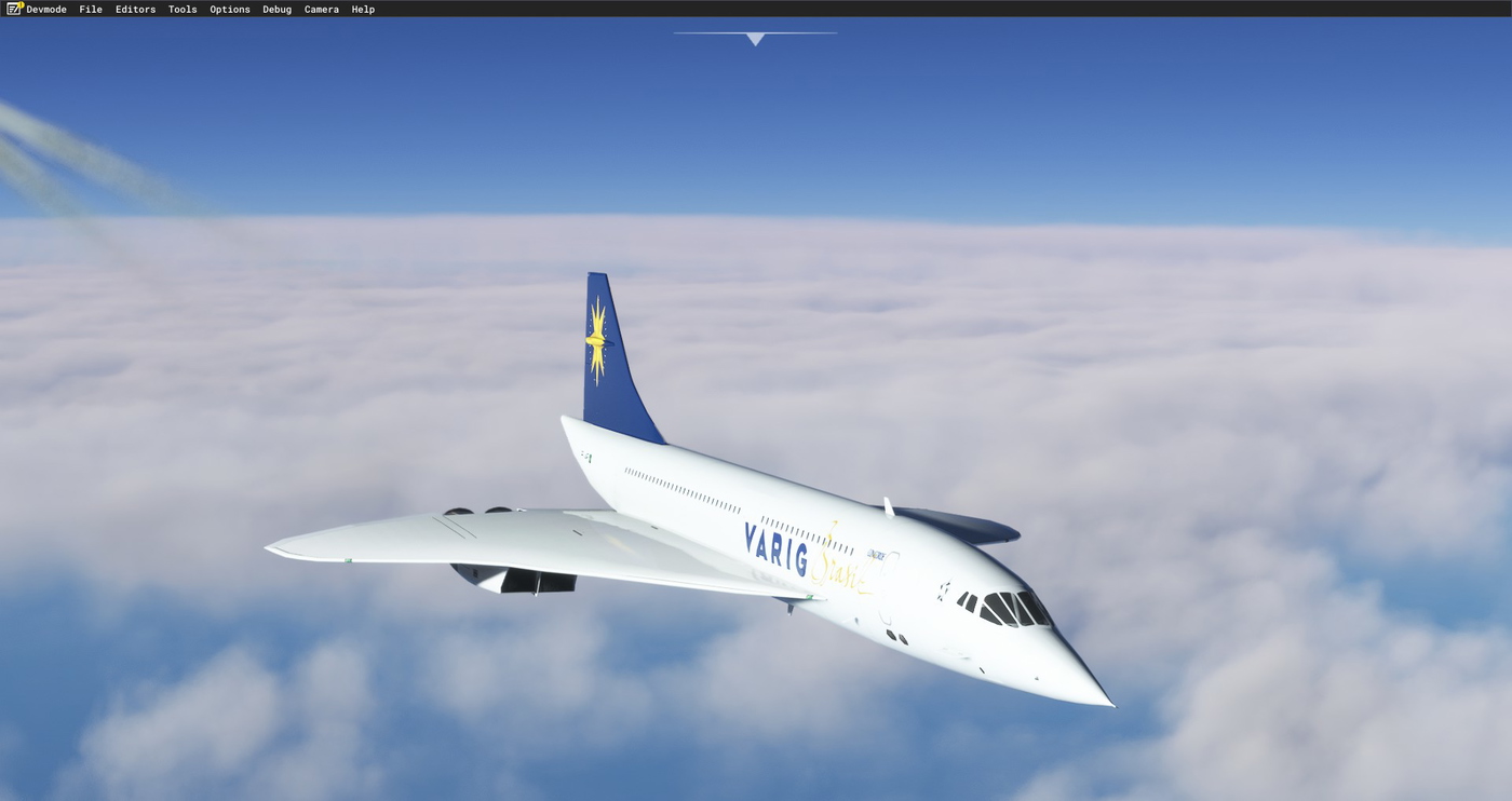 DC Design Concorde - VARIG Landor livery (ficcional) for Microsoft ...