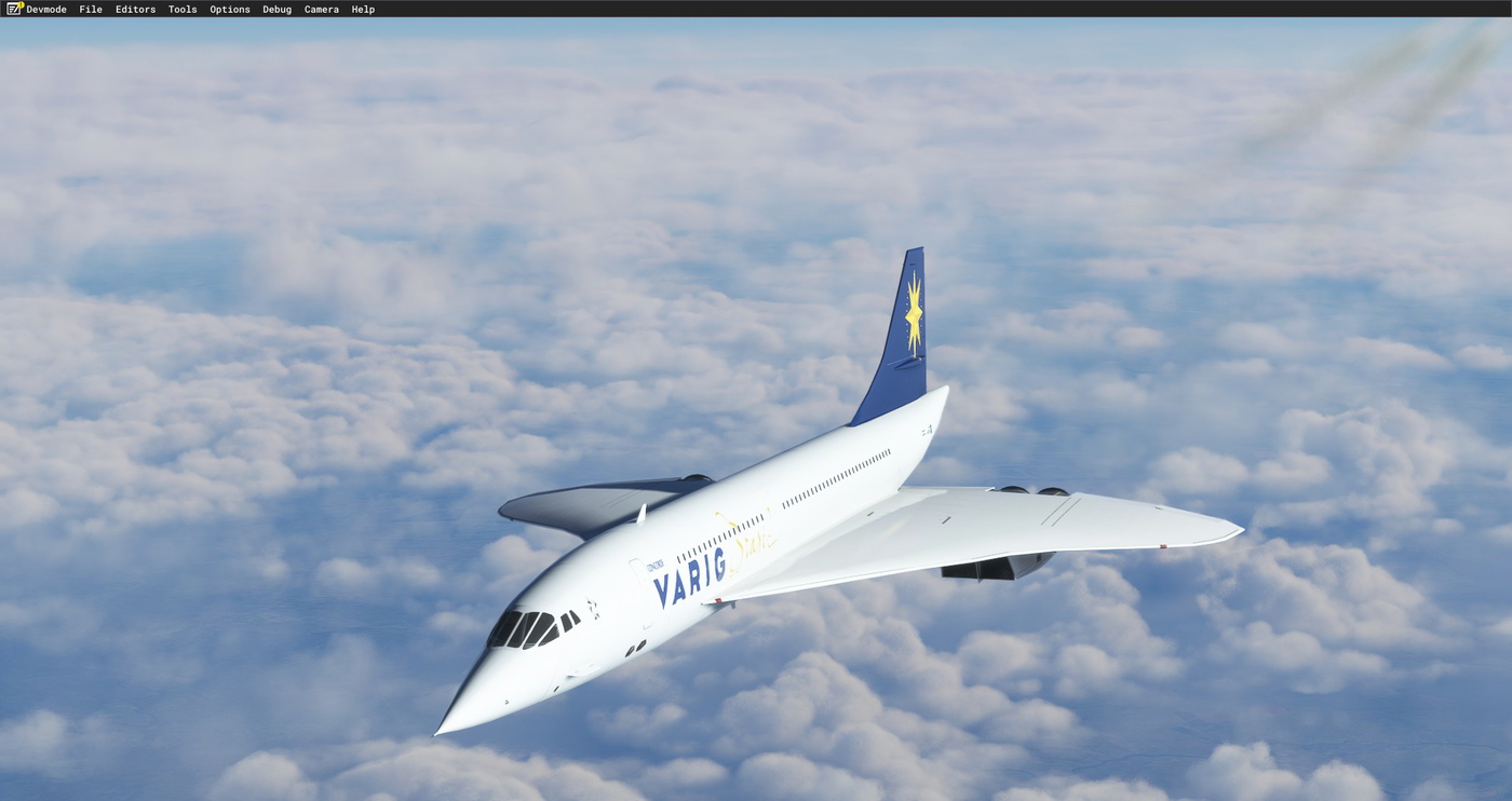 DC Design Concorde - VARIG Landor livery (ficcional) for Microsoft ...