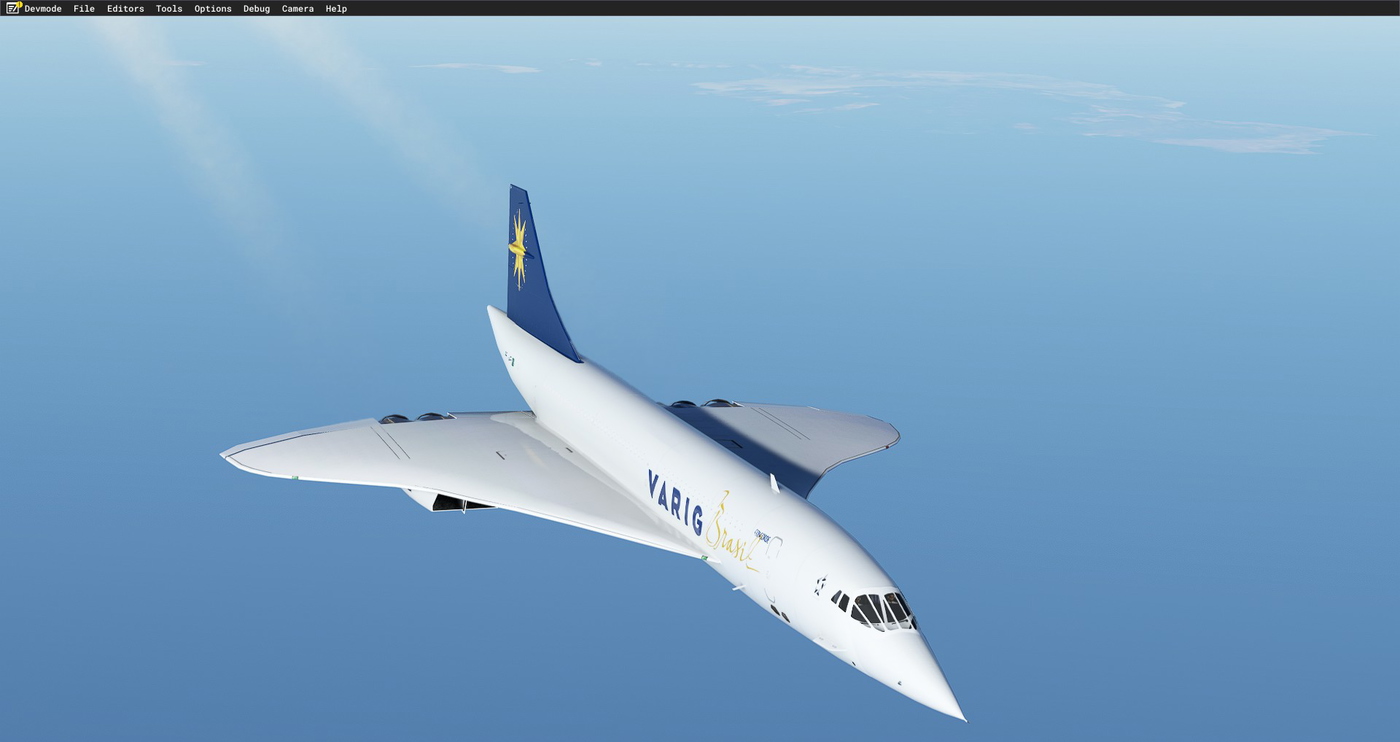 DC Design Concorde - VARIG Landor livery (ficcional) for Microsoft ...