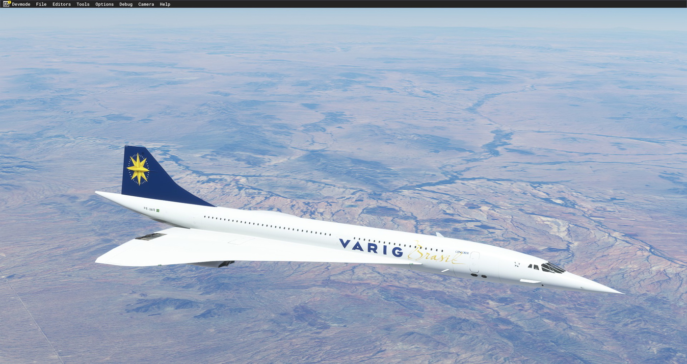 DC Design Concorde - VARIG Landor livery (ficcional) for Microsoft ...