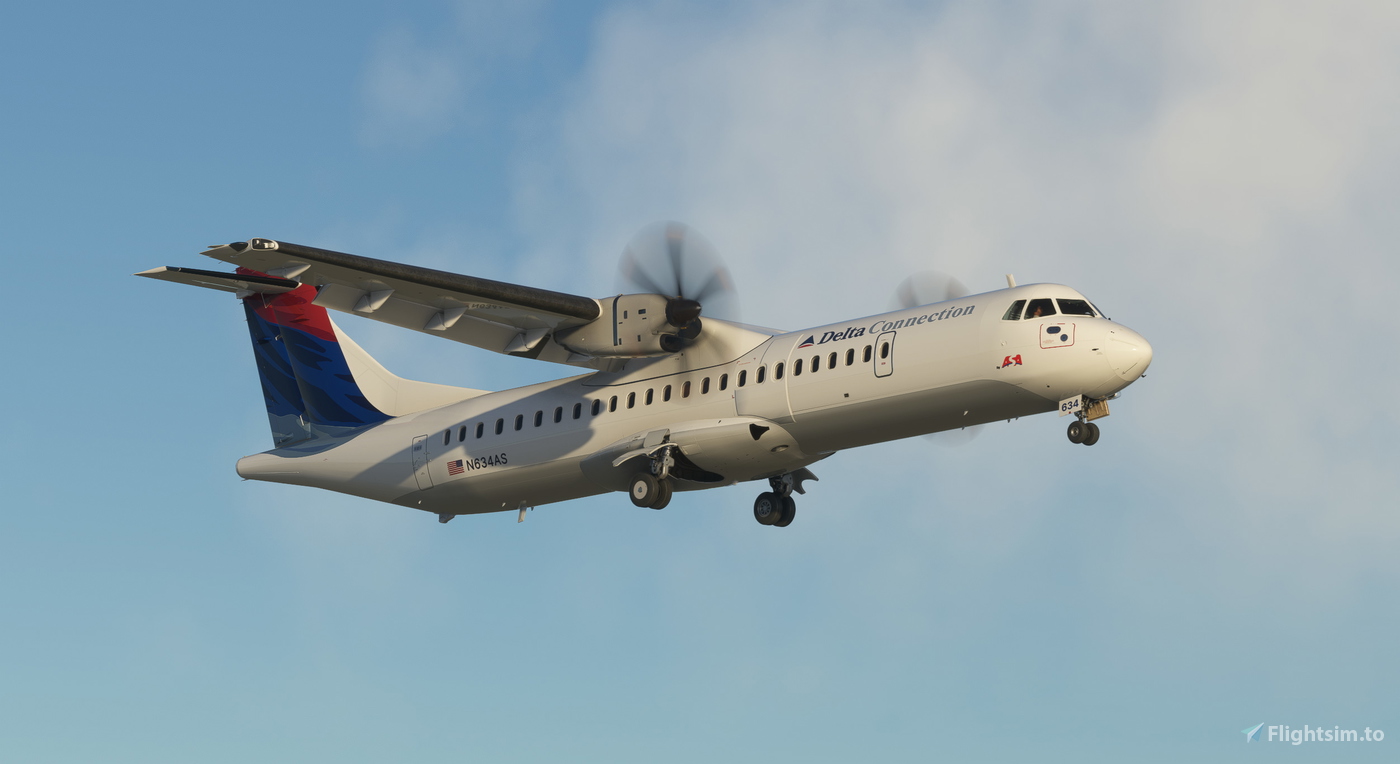 Delta Connection (N634AS) - Asobo ATR 72-600 for Microsoft Flight ...