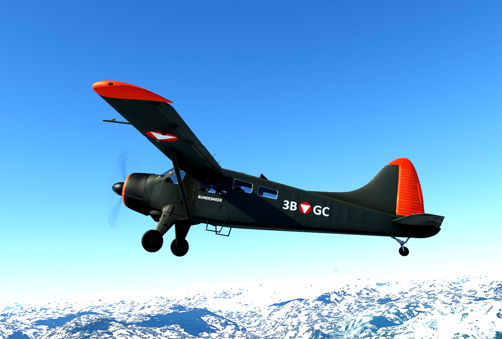 DHC-2 Beaver Austrian Army (Bundesheer) for Microsoft Flight Simulator ...