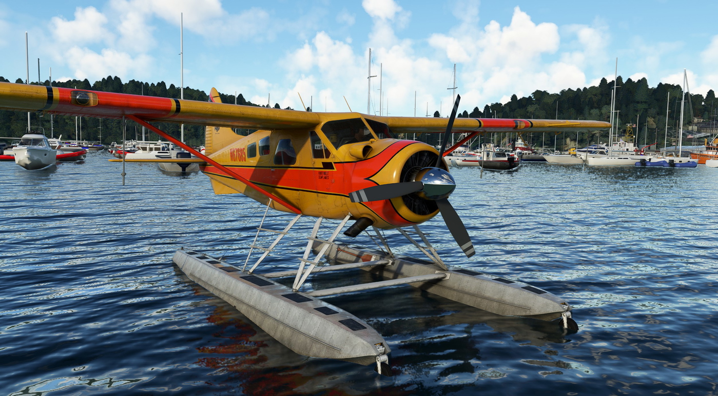 DHC-2 Beaver Northwest Seaplanes livery amphibian/wheels for Microsoft ...