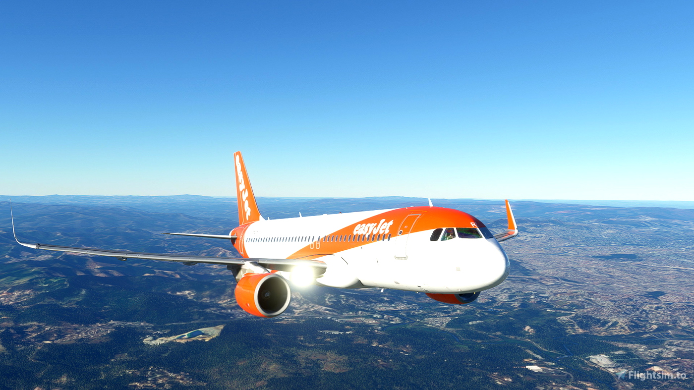 easyJet A320-200 NEO WINGLETS G-EZRZ 对于 Microsoft Flight Simulator | MSFS