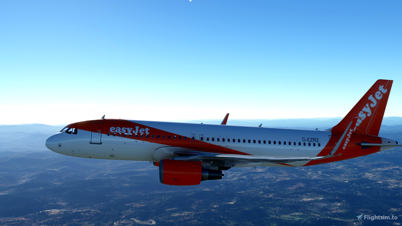 easyJet A320-200 NEO WINGLETS G-EZRZ 对于 Microsoft Flight Simulator | MSFS