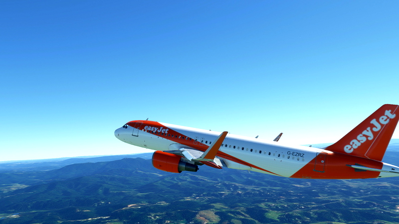 easyJet A320-200 NEO WINGLETS G-EZRZ for Microsoft Flight Simulator | MSFS