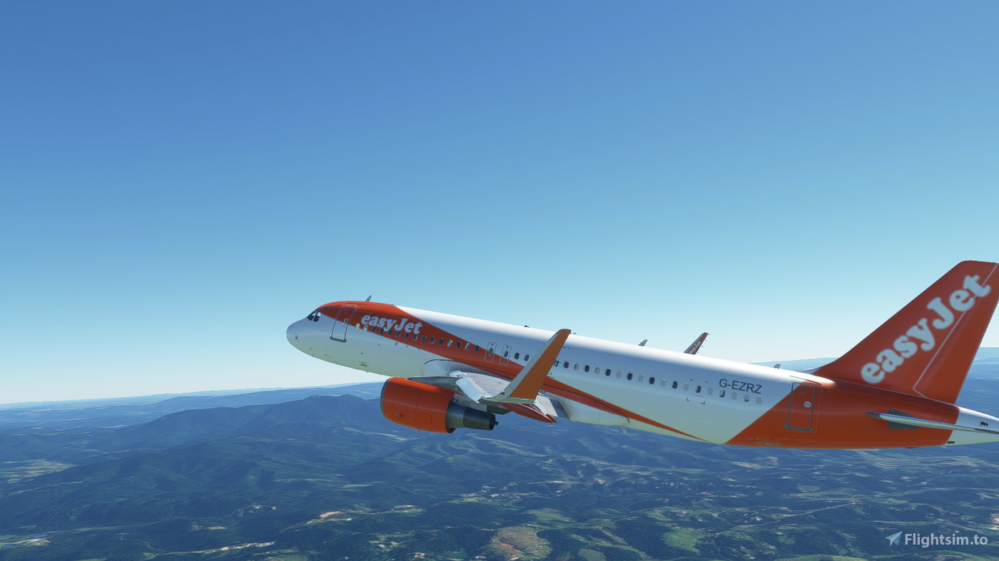 easyJet A320-200 NEO WINGLETS G-EZRZ for Microsoft Flight Simulator | MSFS