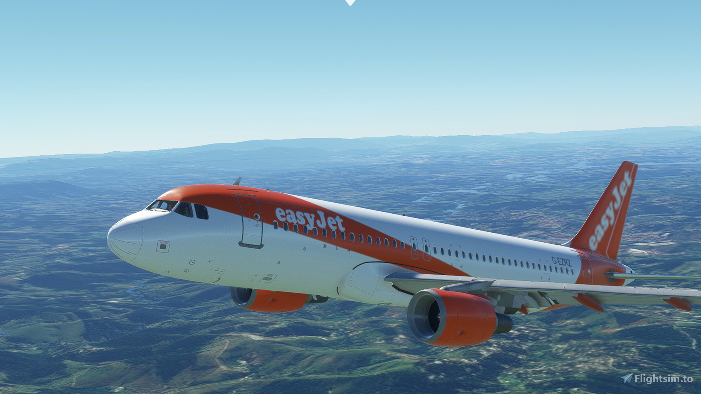 easyJet A320-200 NEO WINGLETS G-EZRZ for Microsoft Flight Simulator | MSFS