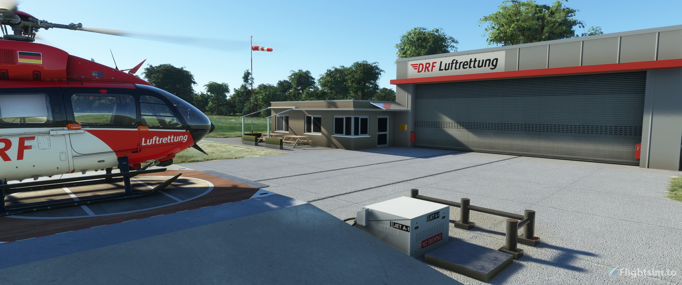 EDTQ Pattonville + Christoph 51 medical helicopter base for Microsoft ...