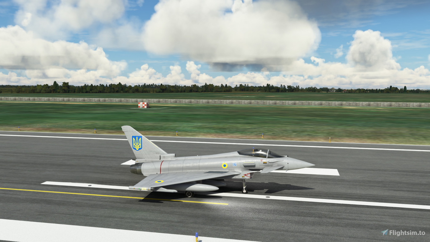 EF-2000 Ukrainian Air Force for Microsoft Flight Simulator | MSFS
