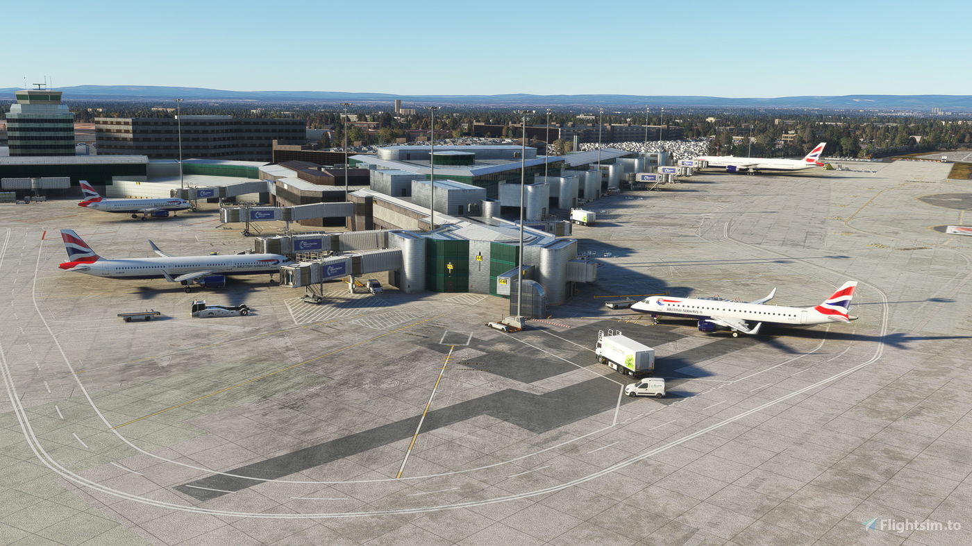EGCC FSLTL Static Aircraft for Microsoft Flight Simulator | MSFS