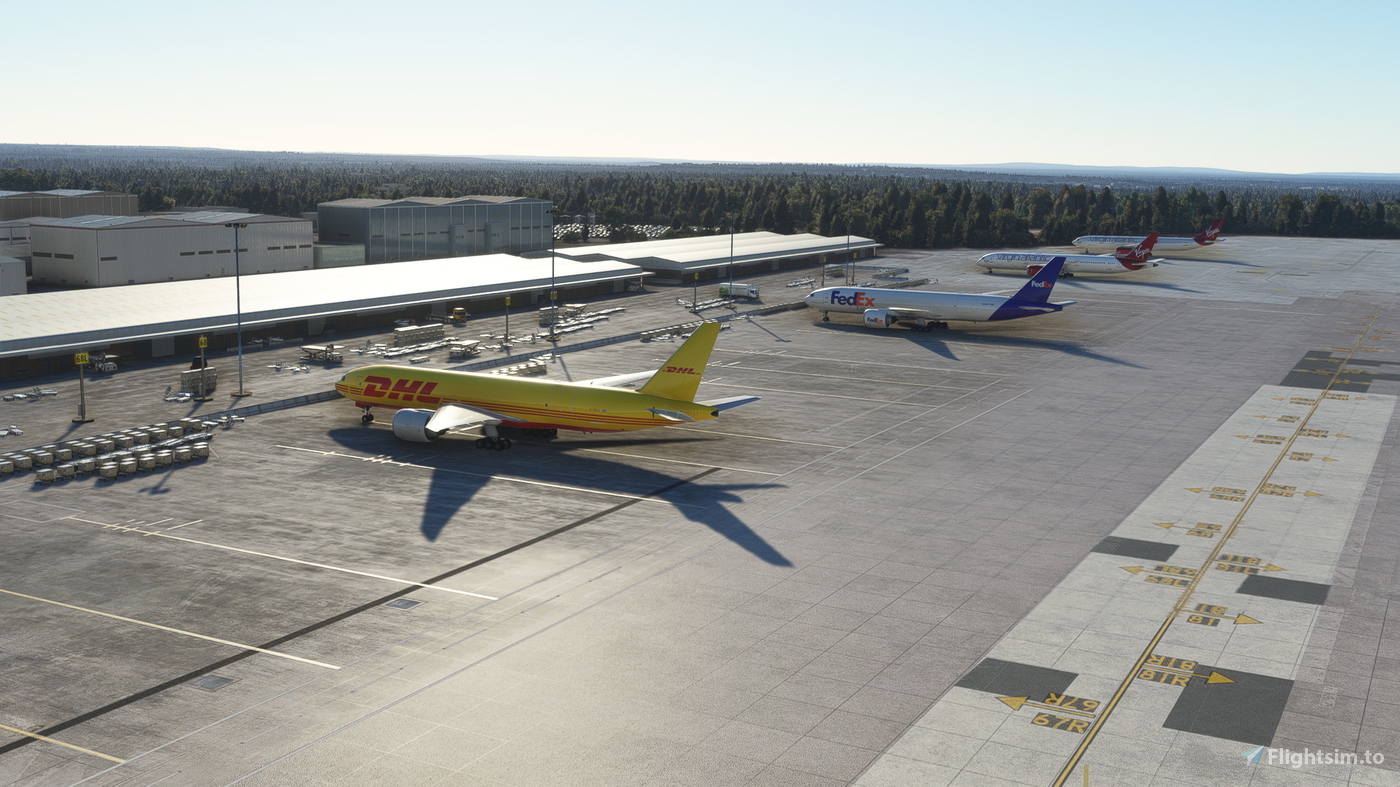 EGCC FSLTL Static Aircraft for Microsoft Flight Simulator | MSFS