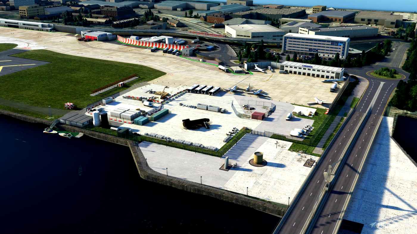 UK2000 Scenery | EGLC - London City Airport for MSFS
