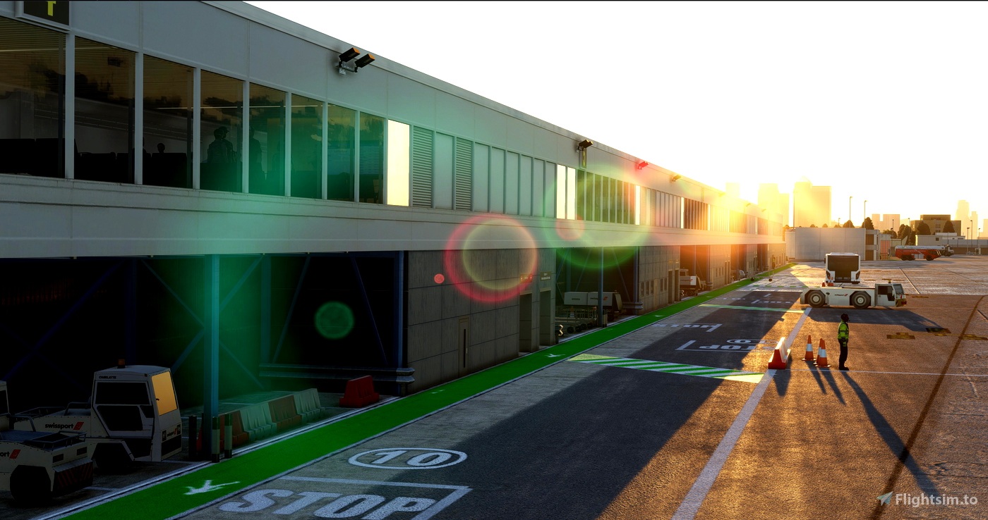 UK2000 Scenery - EGLC - London City Airport for MSFS