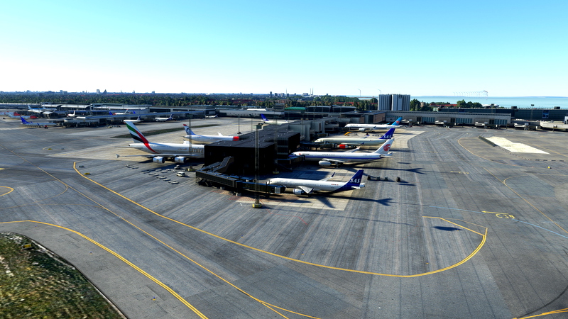 EKCH FSLTL Static Aircraft for Microsoft Flight Simulator | MSFS