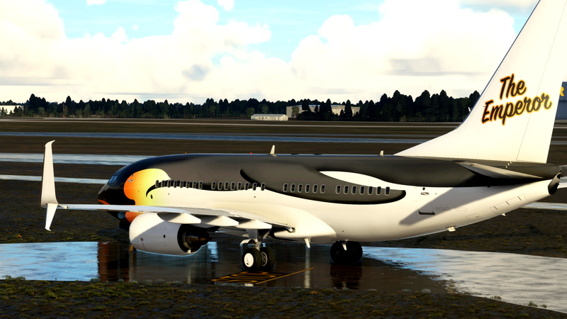 The Emperor Penguin PMDG 737-700 BBJ (N934GU / Fictional) for Microsoft ...