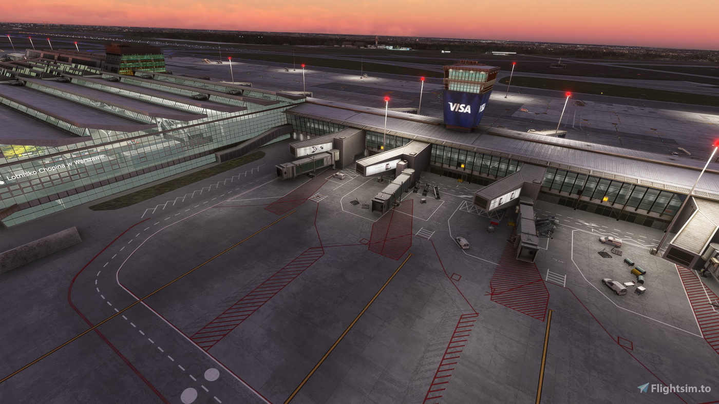 Enhancement pack for Fly2High Warsaw Chopin (EPWA) for Microsoft Flight ...