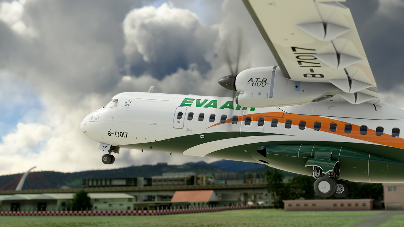Eva Air Asobo ATR 72-600 B-17017 8K для Microsoft Flight Simulator | MSFS